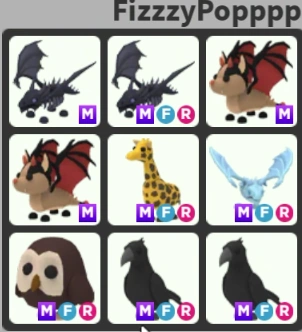 WFL? theres more than 1 trade also the one with alot of mega pets is my ...