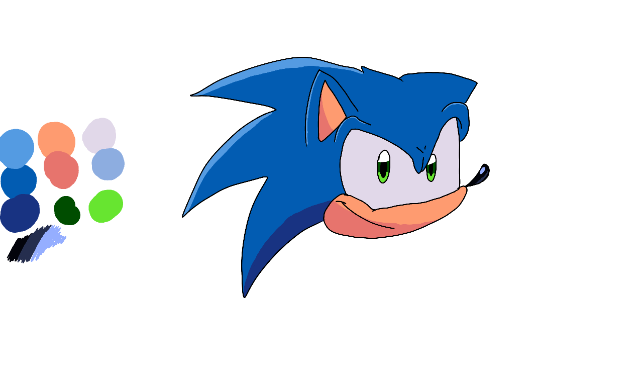 Sonic, but with another color palette | Fandom