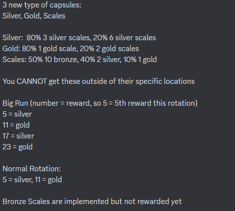 You now get guaranteed 3 silver 1 gold every rotation | Fandom