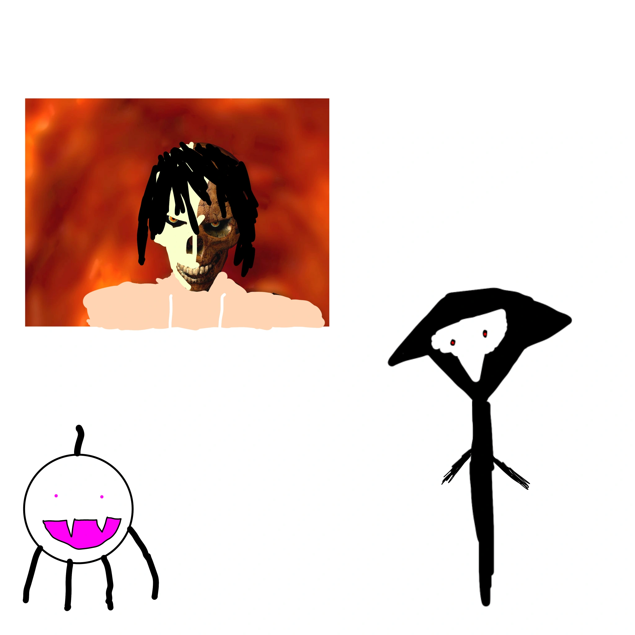 I was bored so I drew the pc2 Halloween skin but it’s poorly drawn | Fandom