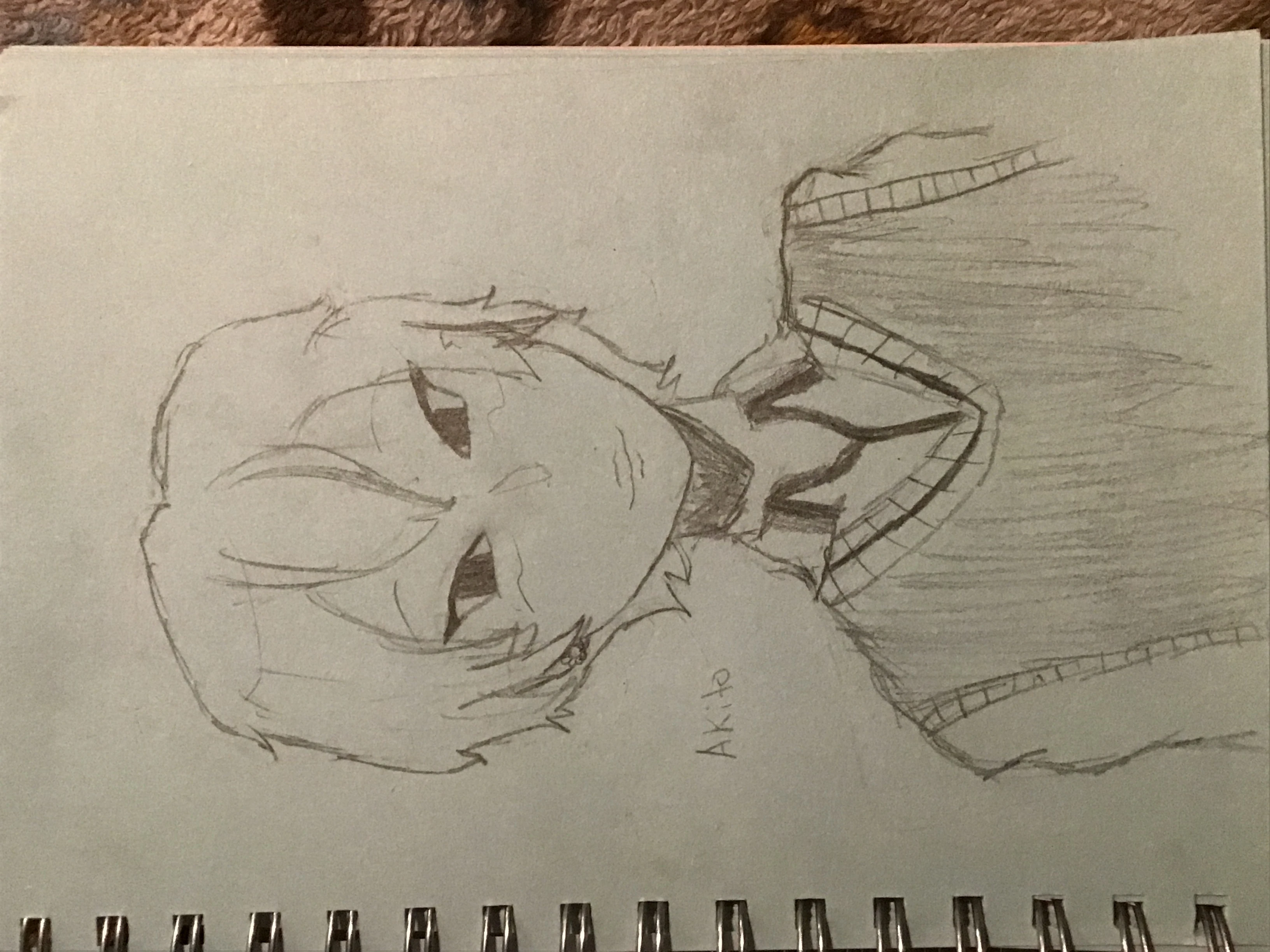 sunflower akito doodle repost | Fandom