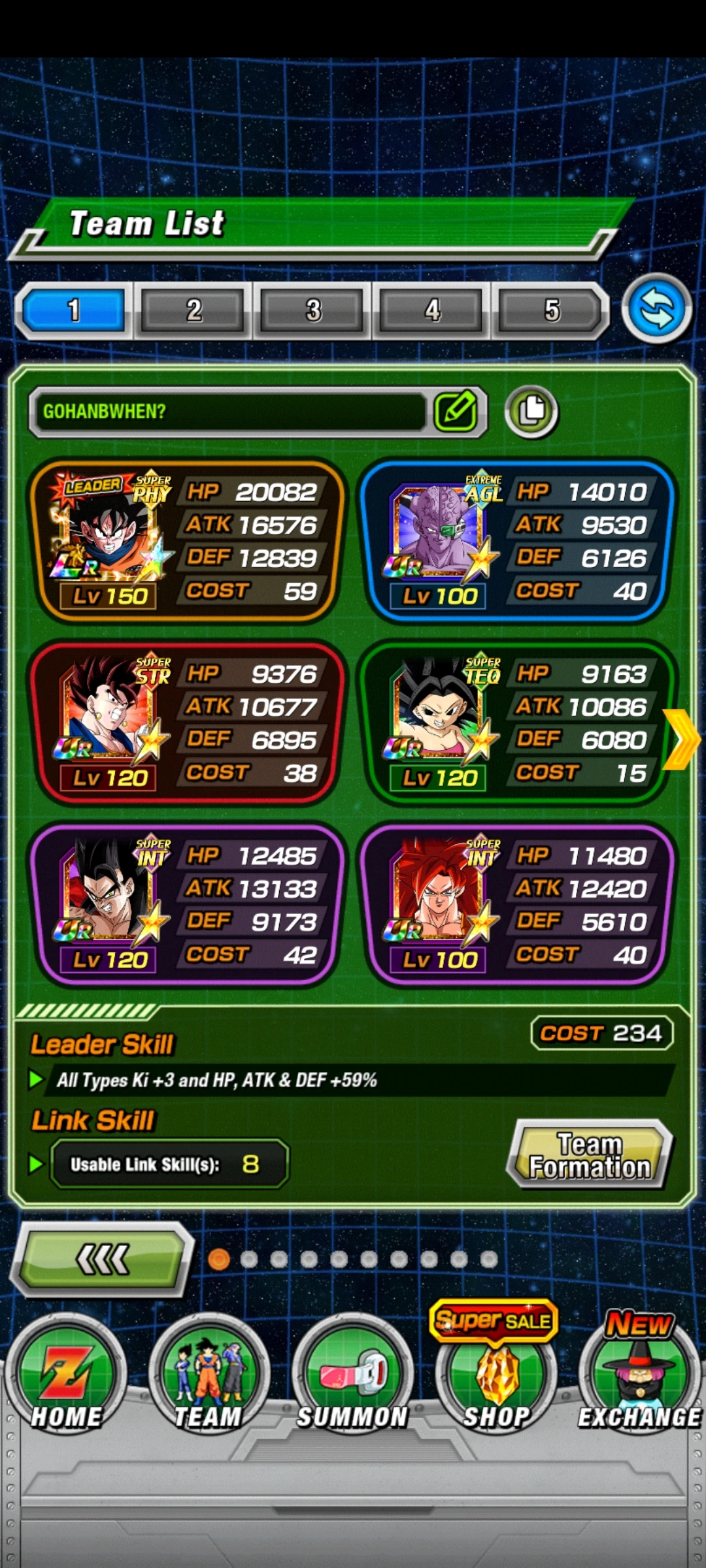 Rate my dokkan beginner team | Fandom