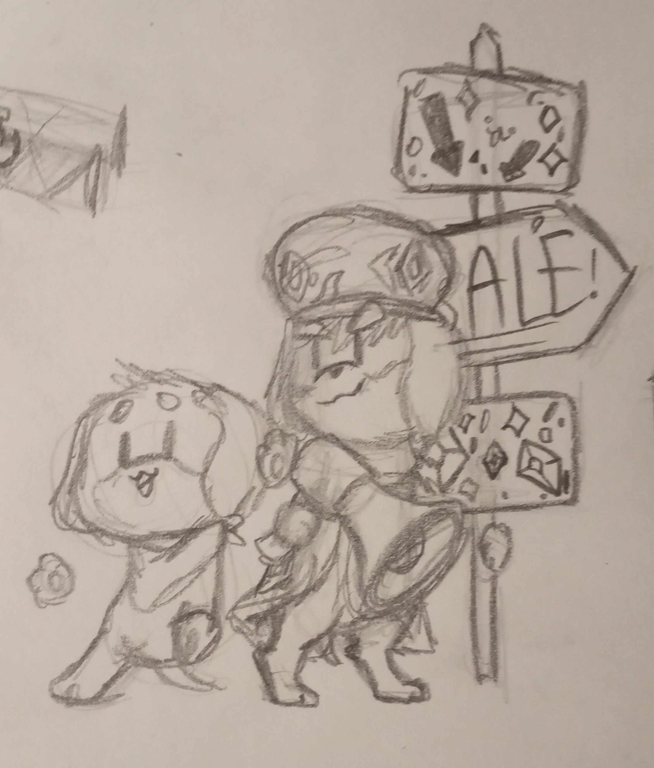 sketched some stuff from the update | Fandom