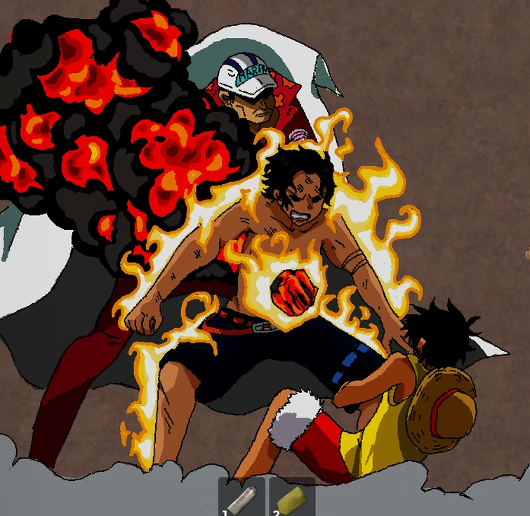 Akainu and Ace Scene | Fandom