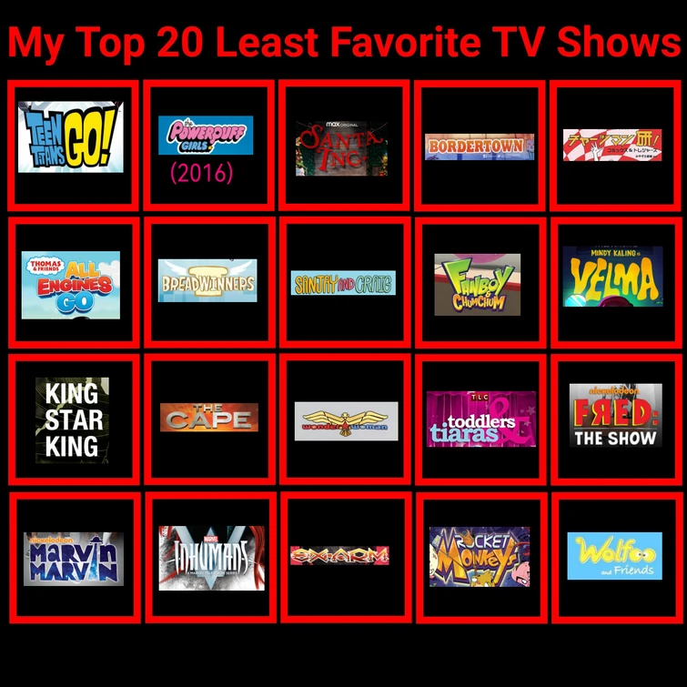 Hwarae959's Top 10 Least Favorite TV Shows | Fandom