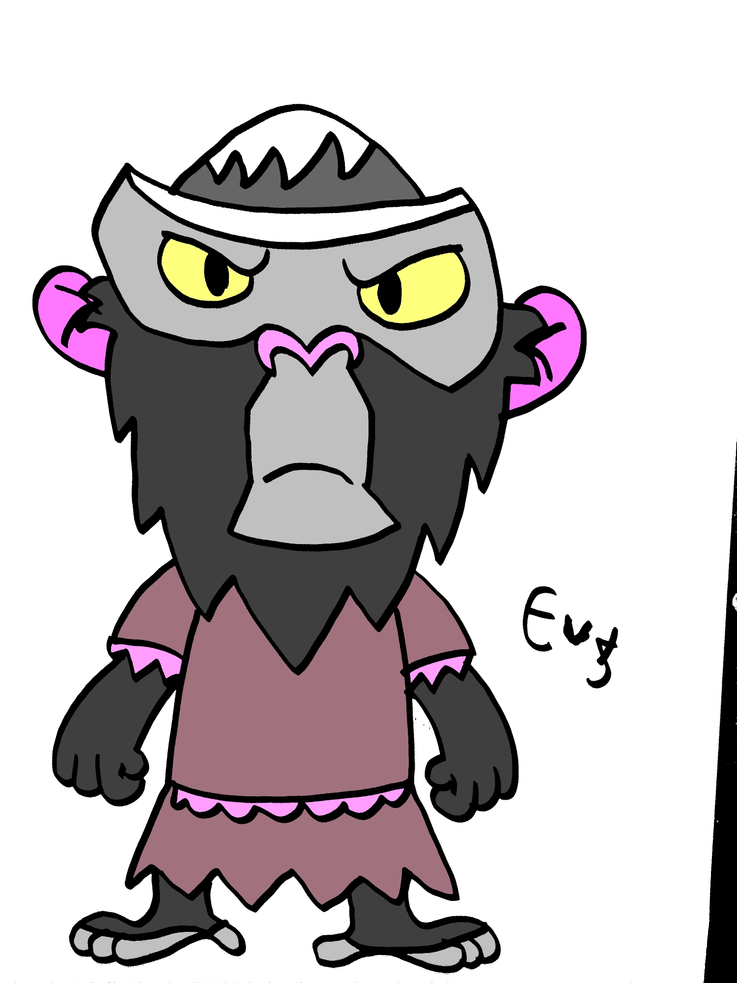 My drawing of Miss Simian | Fandom