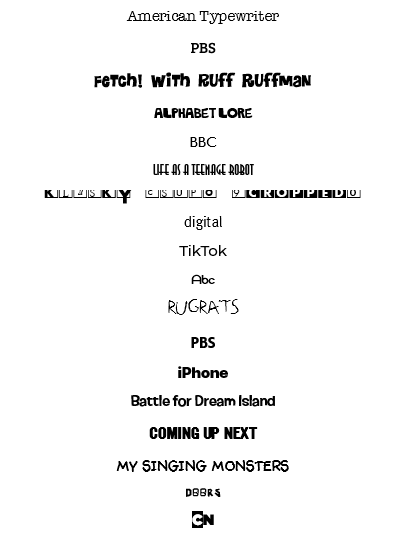 Cool Special Fonts that I have | Fandom