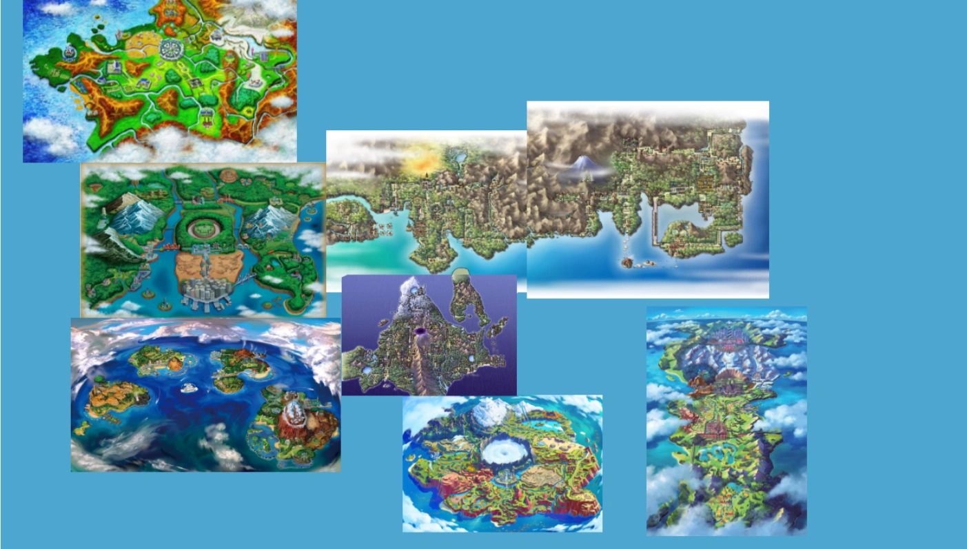 I made a collage of the regions | Fandom