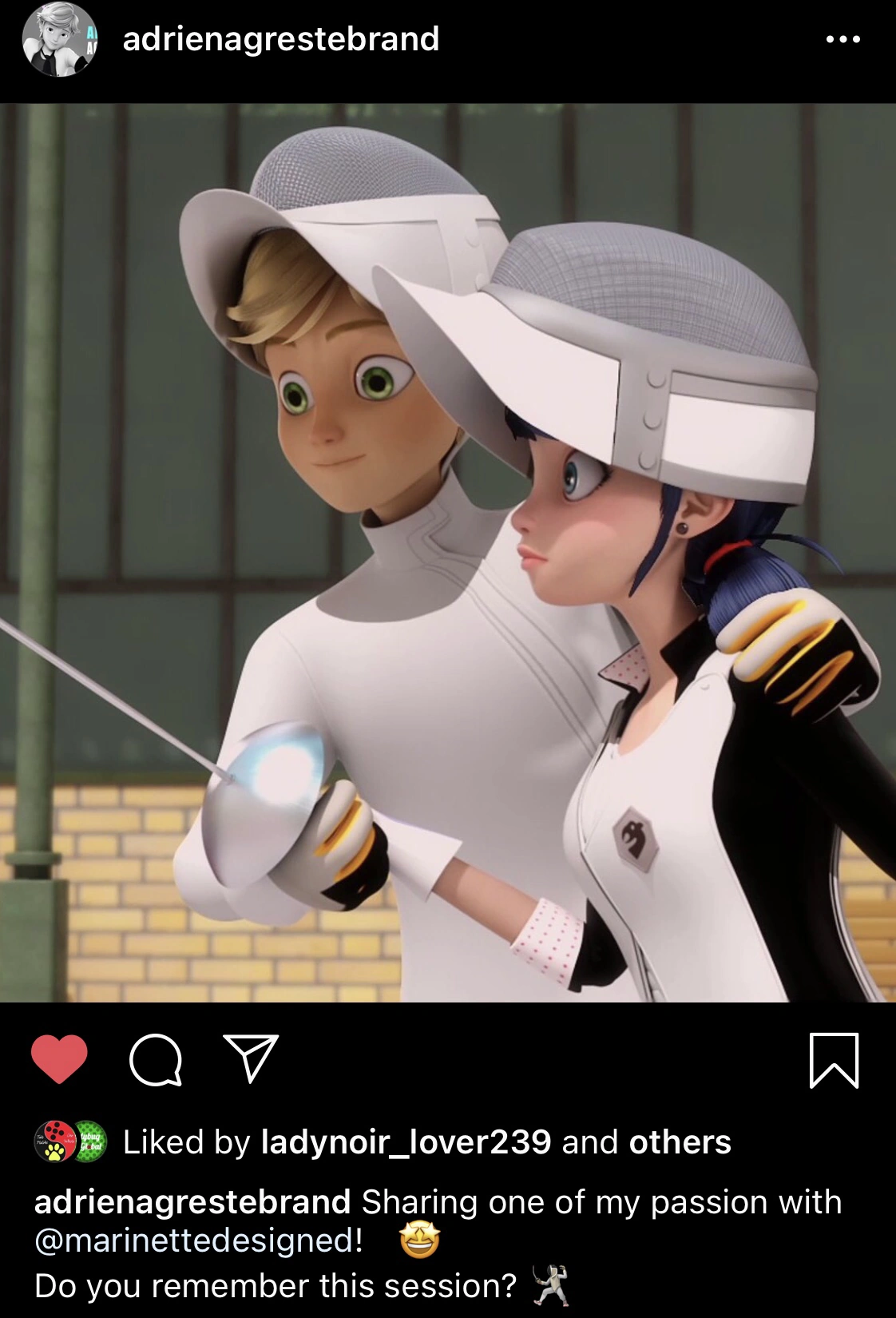Adrien’s Instagram Post!! | Fandom