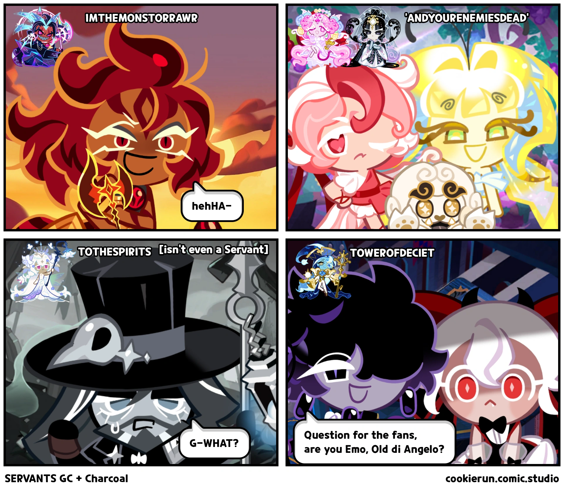 GUYS I KNOW THAT CHARCOAL AIN'T A SERVANT, OKAY? DON'T WORRY, CIRCE'S ...