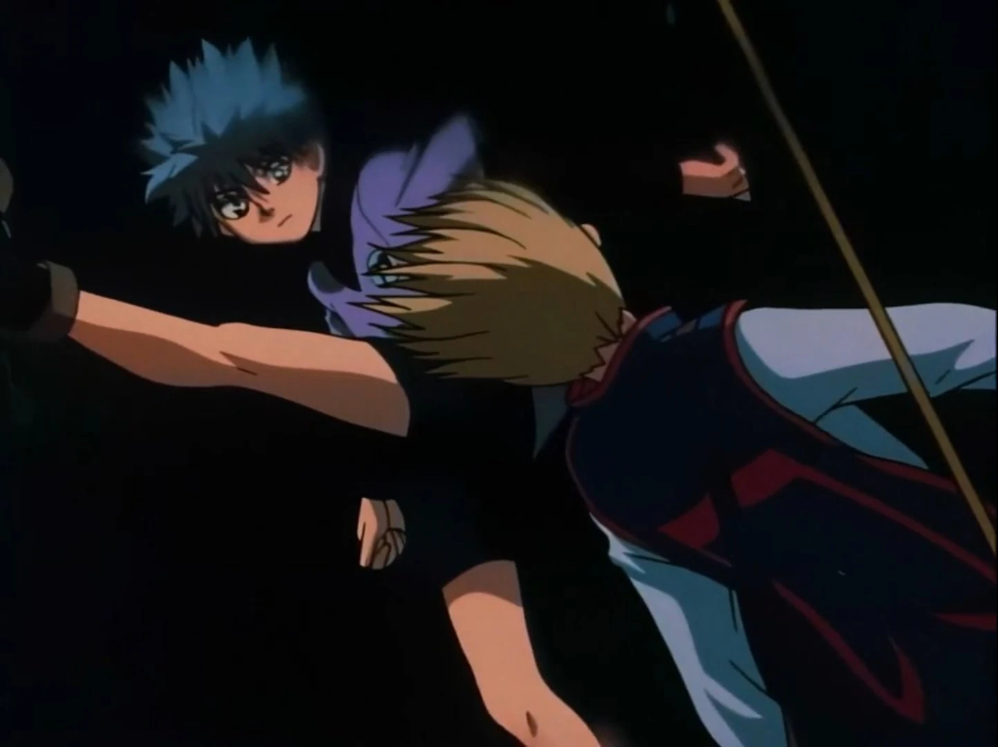 Sometimes I think about the time Killua kickflipped into Kurapika to ...