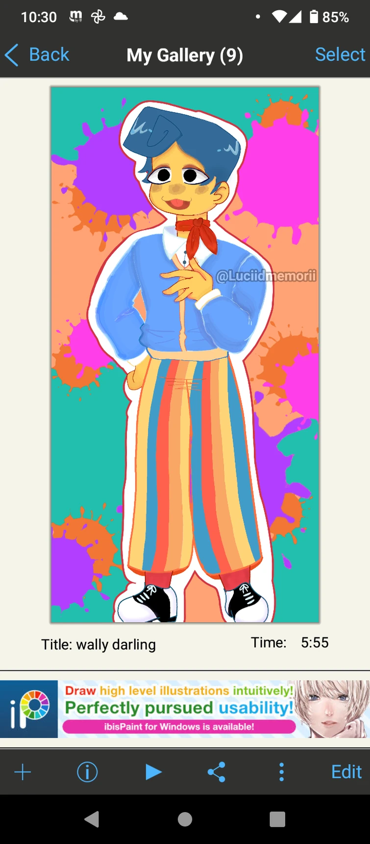 Finally done with my Wally Darling drawing (click image for full view ...