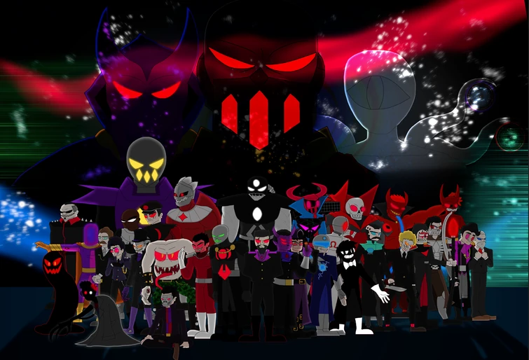 A mural of Multiversal Legends villains | Fandom