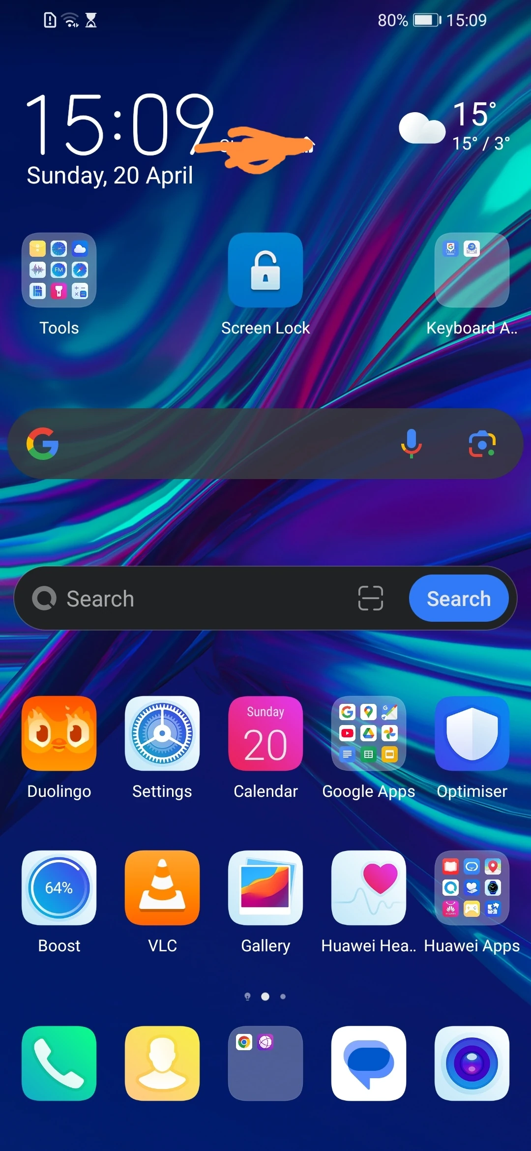 What does your mobile phone home screen look like? | Fandom
