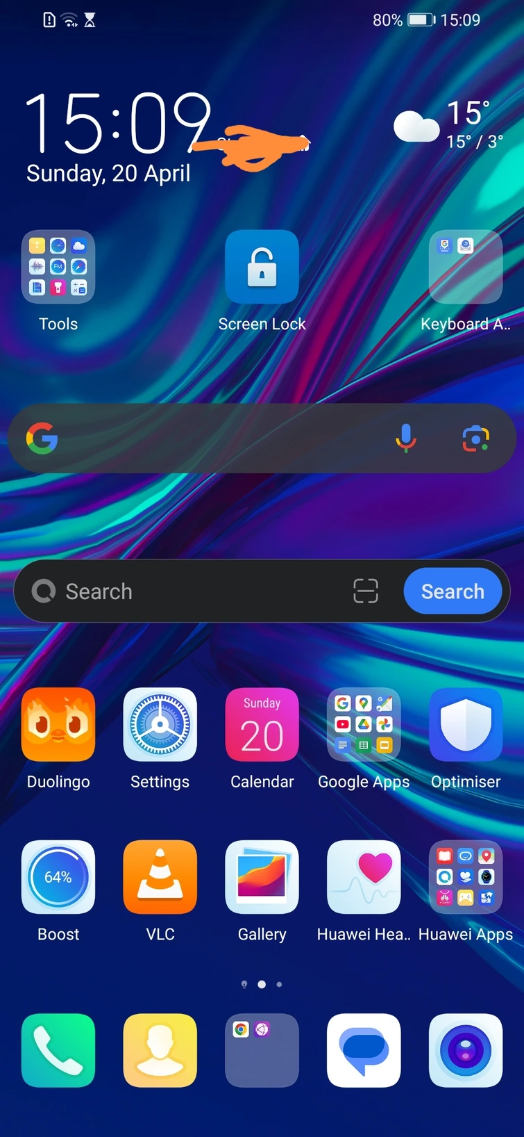 What does your mobile phone home screen look like? | Fandom