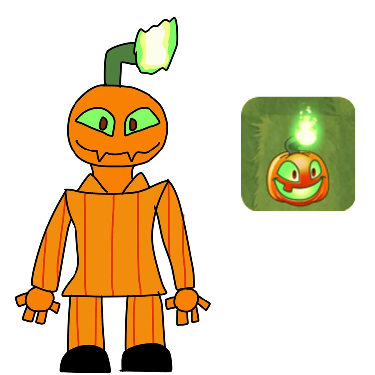 tried making a humanoid jack o’ lantern cuz i adore him, gimme y’all’s ...