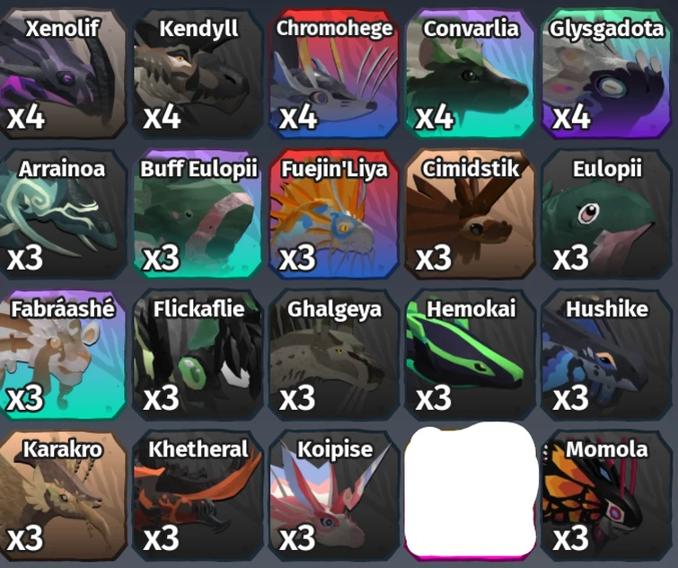 Selling/Trading Dupes!!! (Mainly lf mush but unowned specs are acceptable) | Fandom