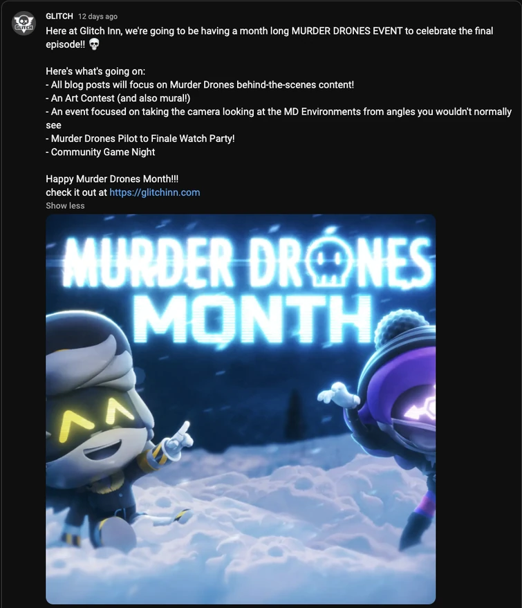 Murder Drones Month | Fandom