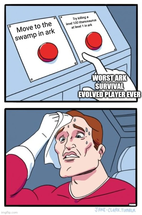 An Ark survival evolved meme and a spinosaurus meme | Fandom