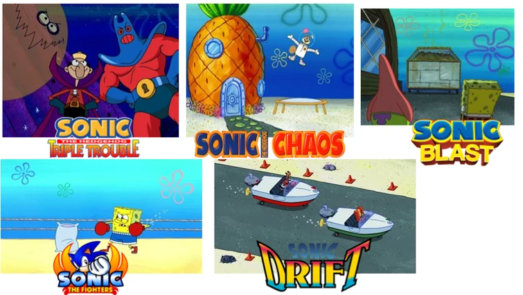 Sonic games portrayed by SpongeBob Part 2 | Fandom