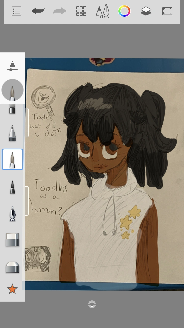 Sketched it irl, colored digitally | Fandom