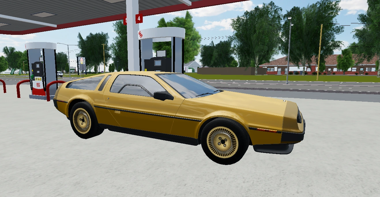 Gold Delorean | Fandom