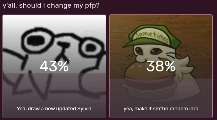 Alr so, what are y'all's suggestions for drawing a new Sylvia pfp? | Fandom