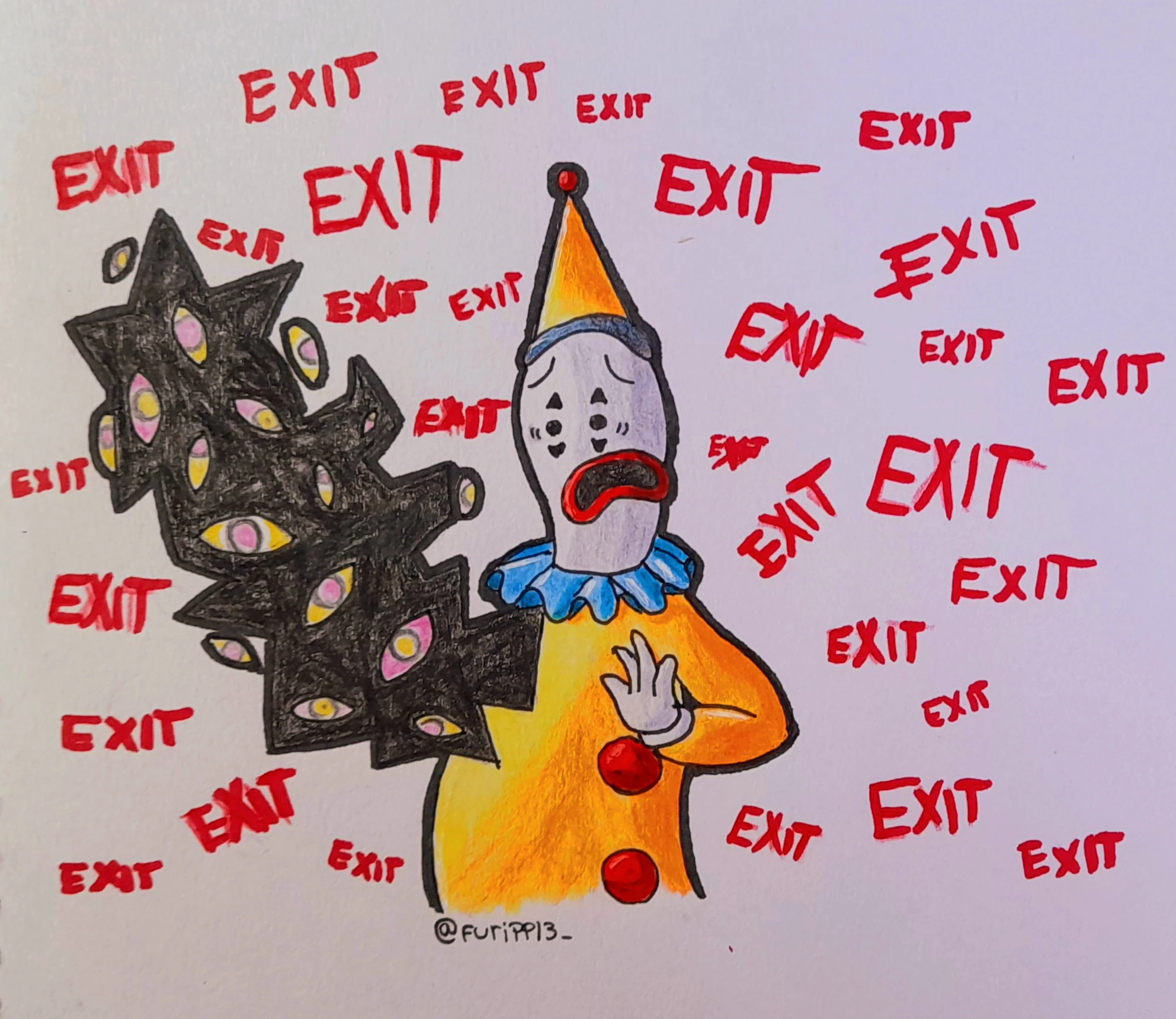 What did the exit say to the clown? | Fandom