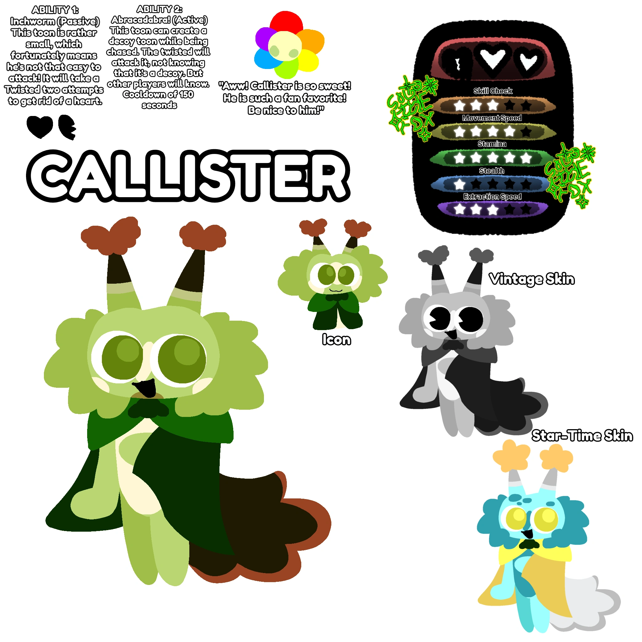 main toon oc - callister the caterpillar! | Fandom