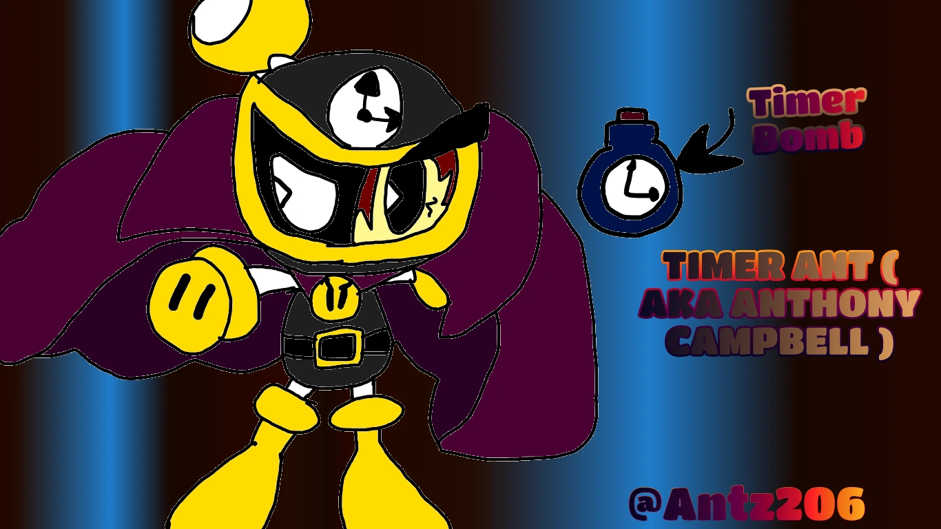 Timer Ant ( Aka....Anthony Campbell ) OC Headcannon...( All info about ...