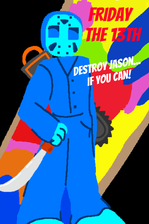 i fixed my retro jason drawing | Fandom