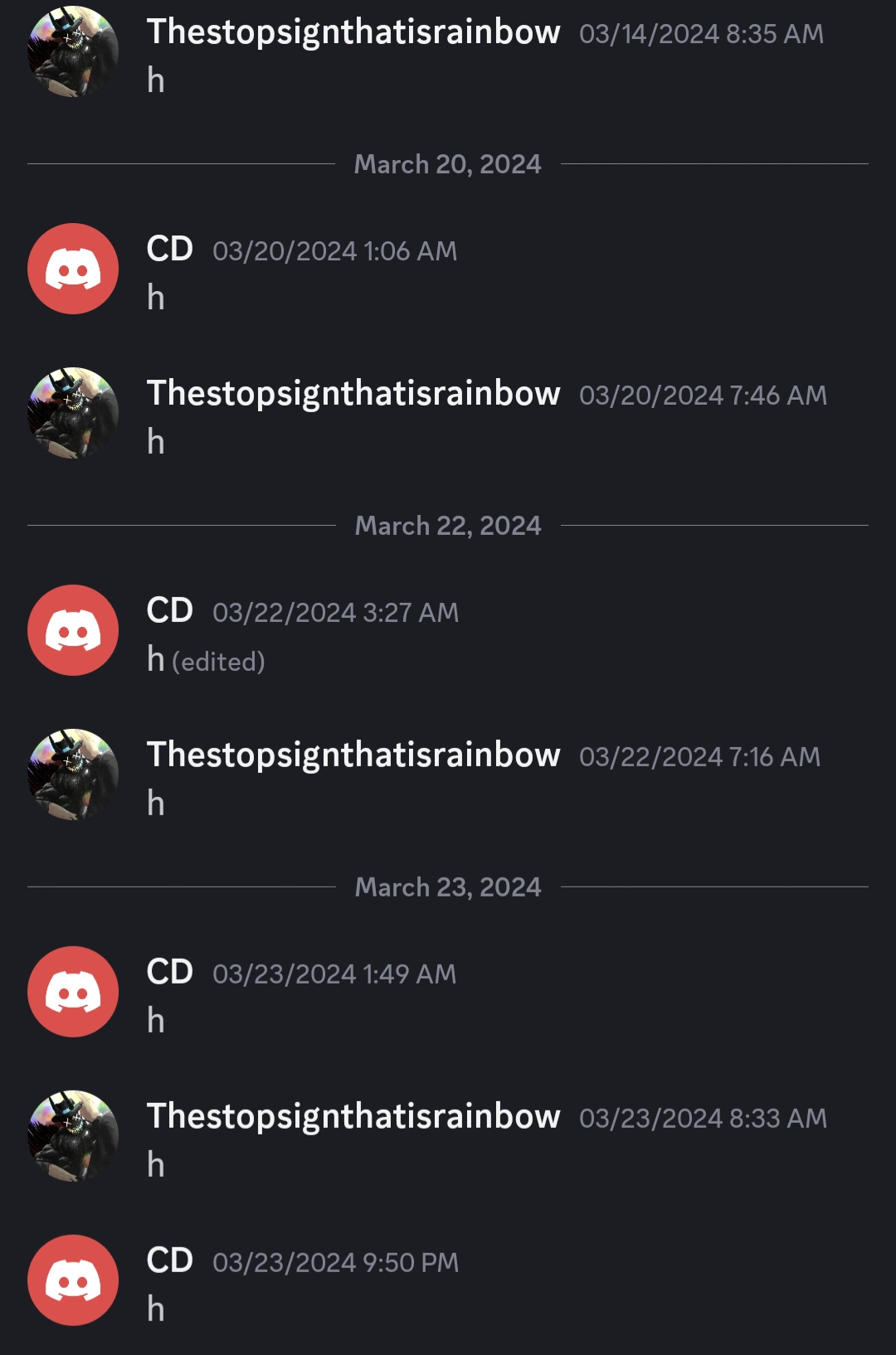 Average discord conversion with addict (this is the full conv with her alt btw) | Fandom
