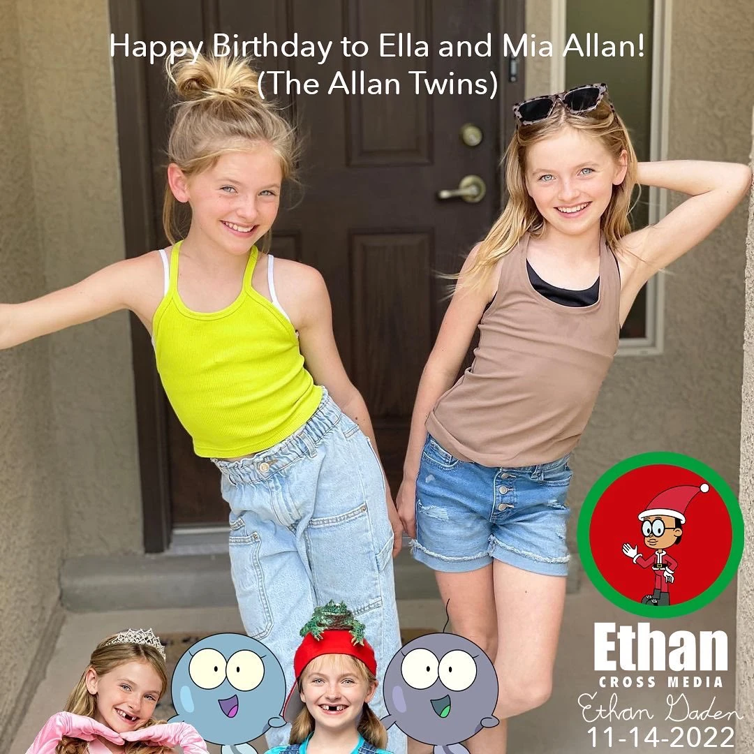 #HappyBirthday to Ella and Mia Allan (@TheAllanTwins)! 😀 | Fandom