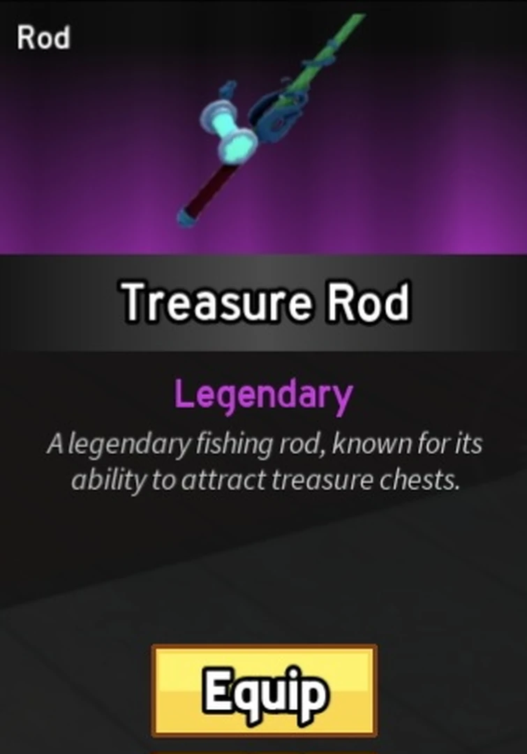 Treasure Rod, I don't know how many quests need to unlock. | Fandom