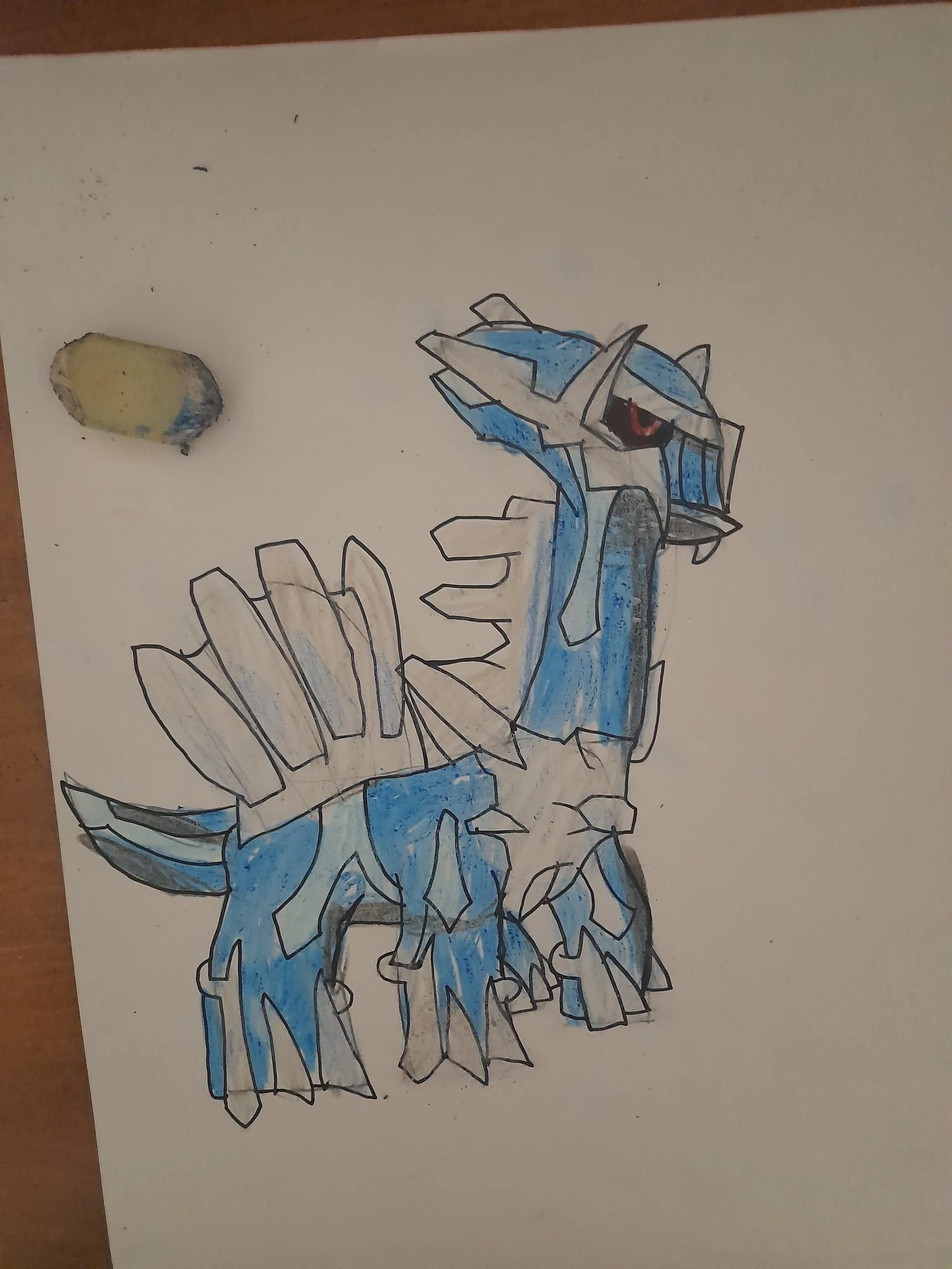 My drawing of Dialga | Fandom