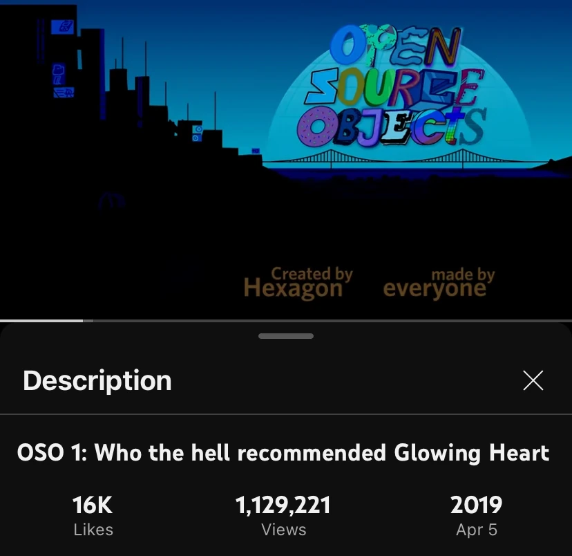 One of the only object shows where the first episode is the best one ...