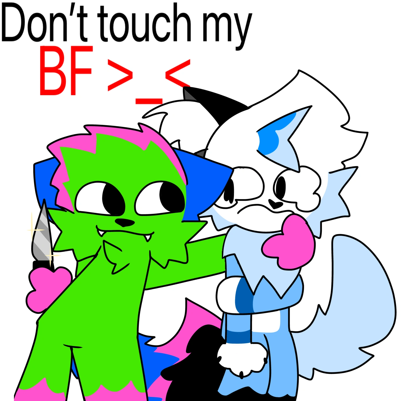 (Off topic JOKE oc x Canon) their ship name is sadwolf trust/j | Fandom