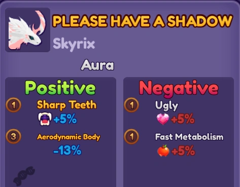 well either i don't get a shadow trait or i do get a shadow trait. | Fandom