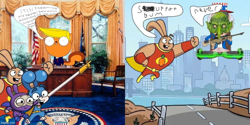 the green gobbling Dees nuts | Fandom