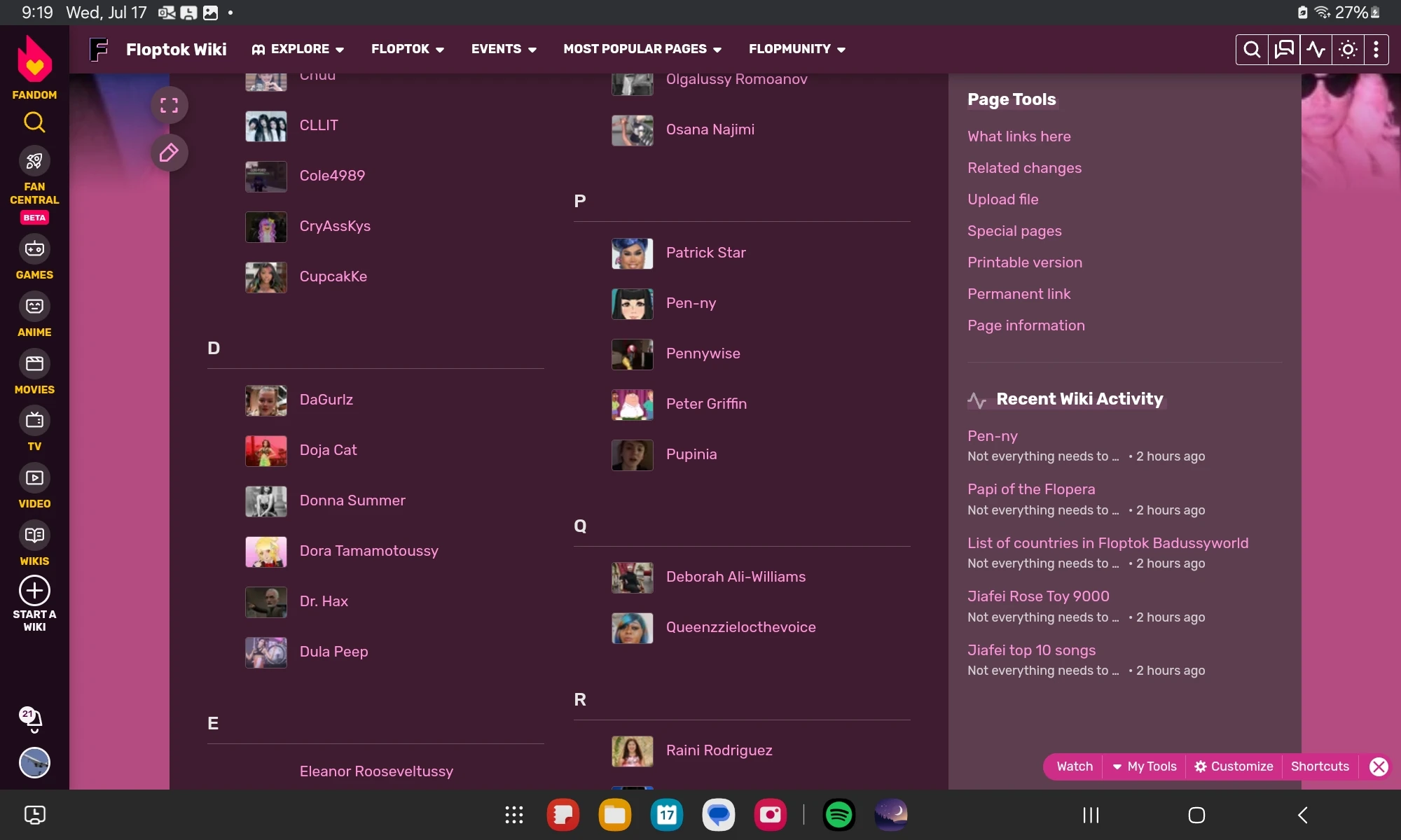 Why there is DaGurlz and Pupinia in Floptok icons 😭😭😭😭 | Fandom