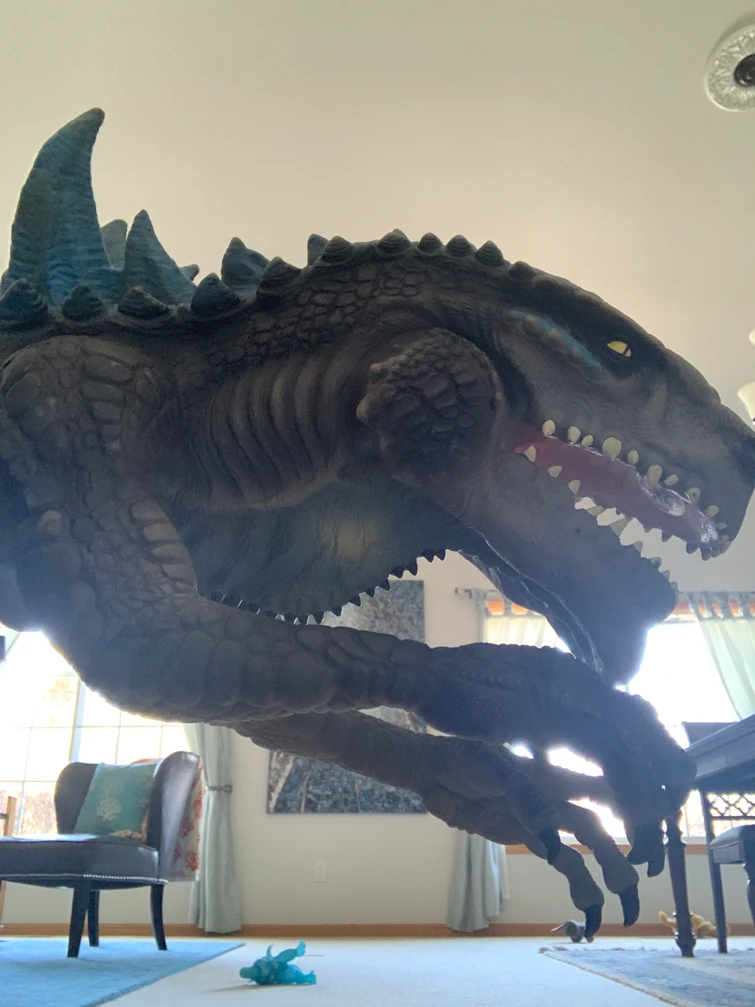 Got this new zilla puppet a couple weeks ago | Fandom