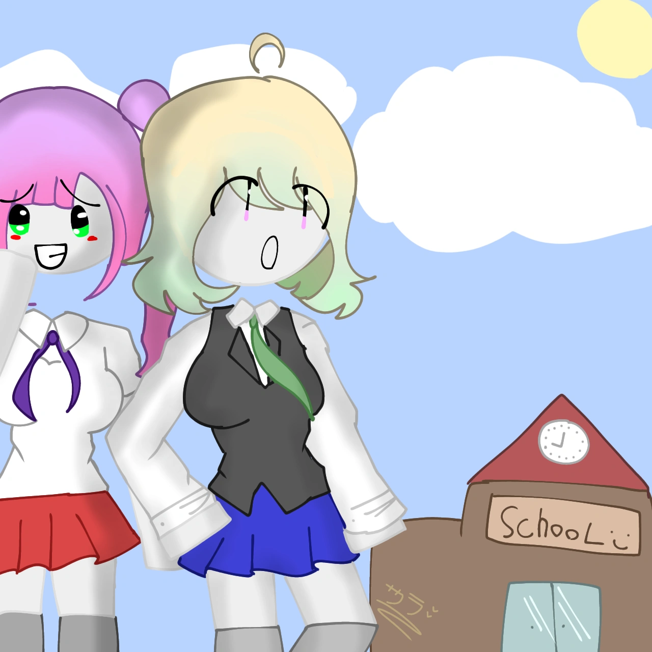 Back to school gals | Fandom