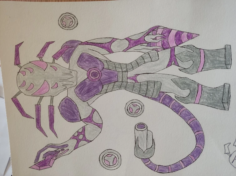 Here are my two drawings of Upgraded Titan Drillman and Counter titan ...