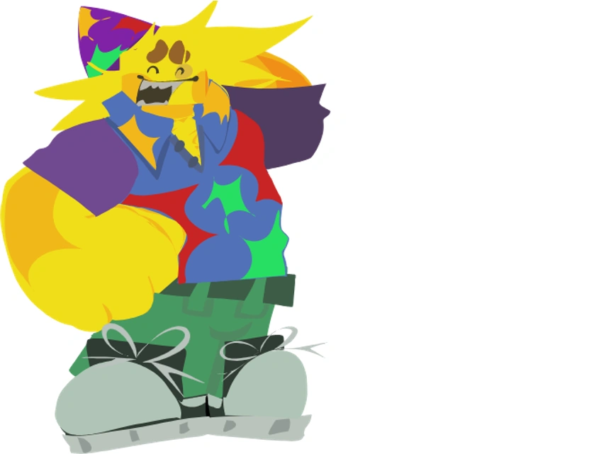 redesigning regretevator characters in the way i would prob draw em :3 ...