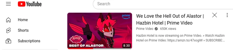 Alastor is apparently the favored character by Prime Video | Fandom