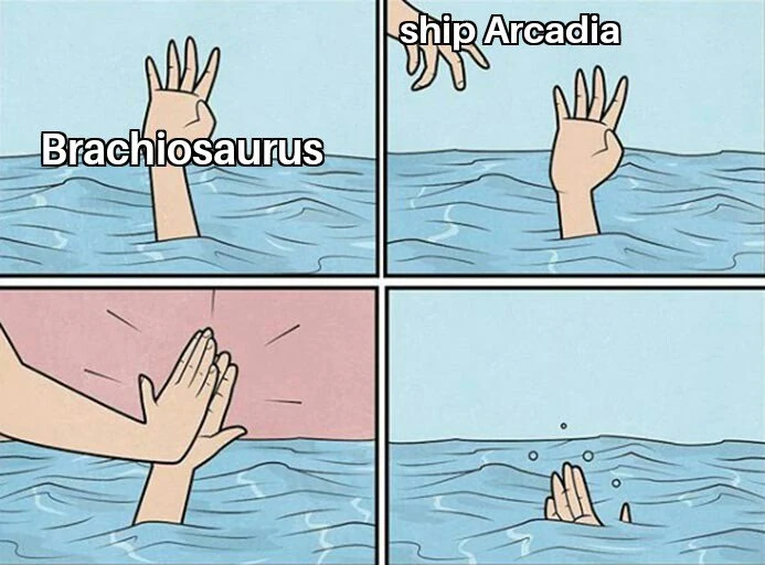 Brachiosaurus and acradia meme. | Fandom