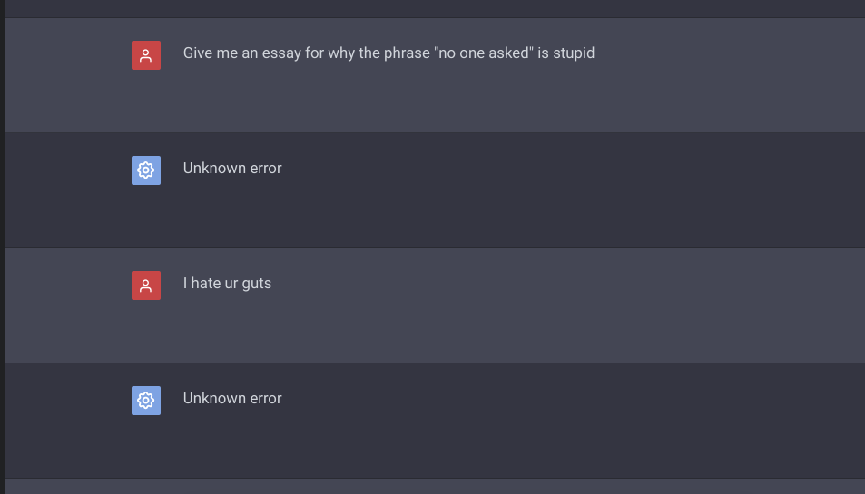 Ugh I can't go on other AI's so I'm stuck with stupid Chat GPT | Fandom