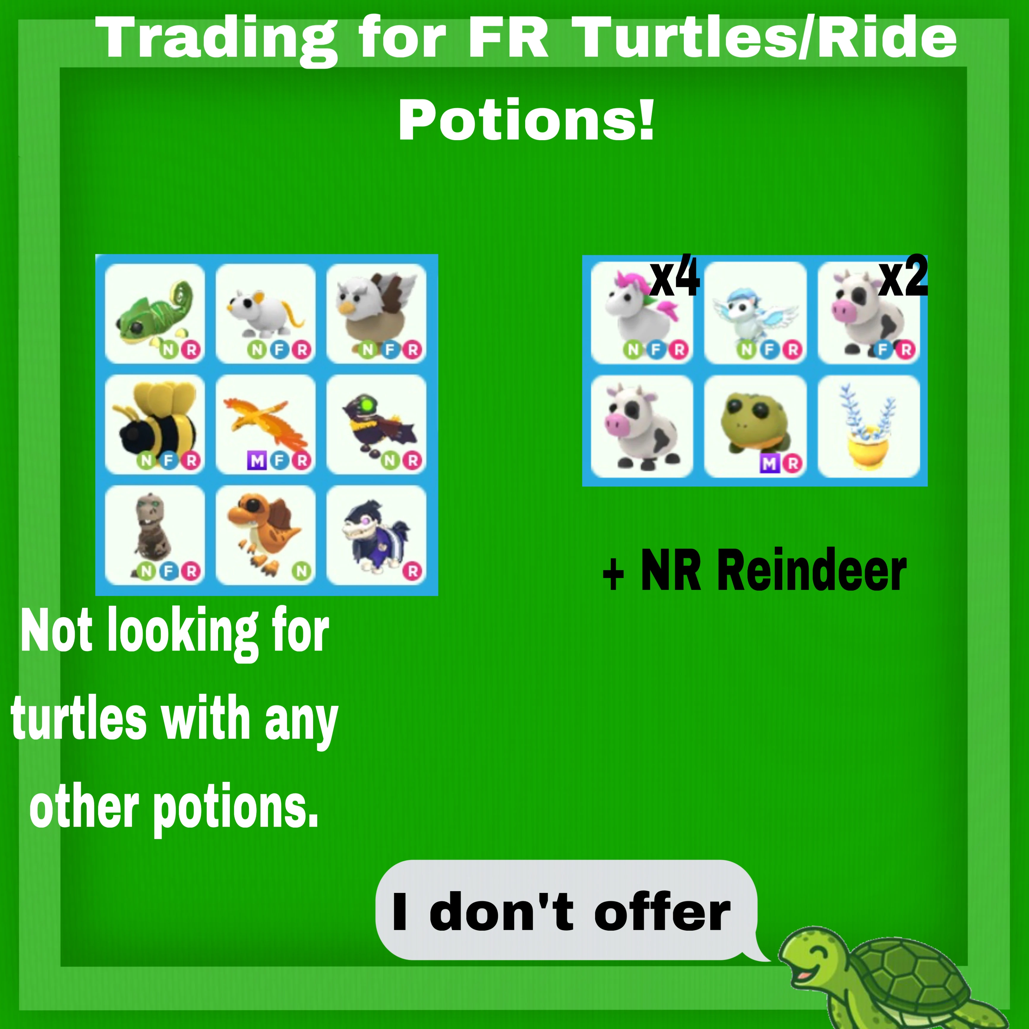 LF - FR Turtles/Ride Pots (preferably in bulk) | Fandom