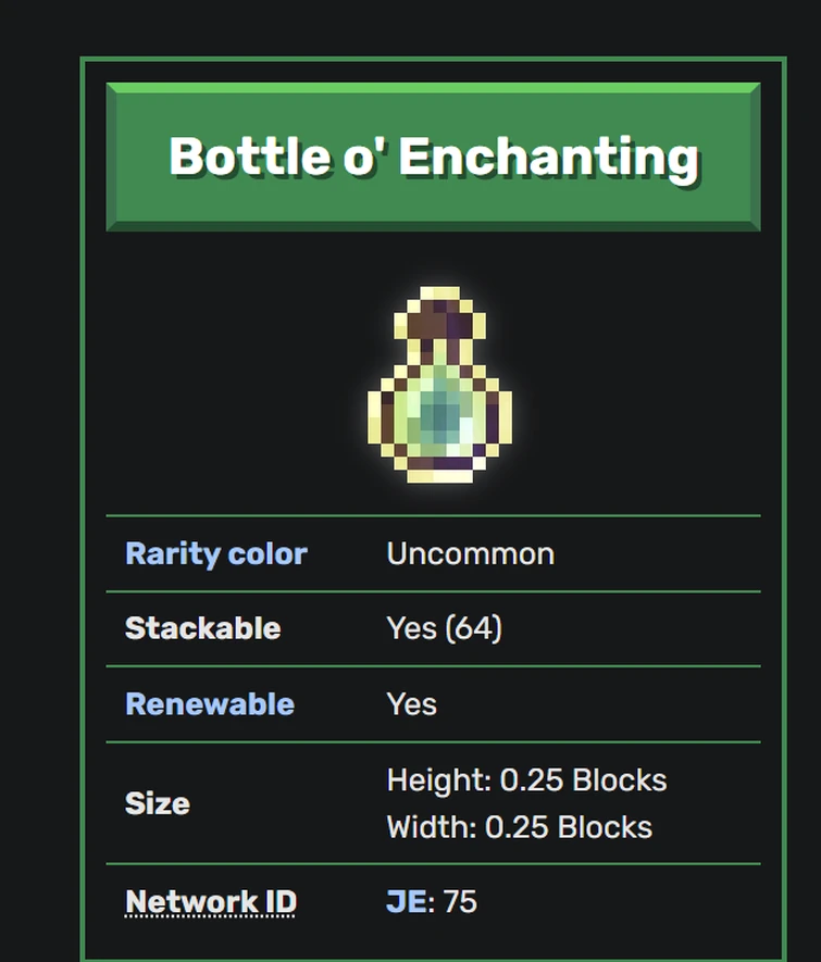 Stackable xp potions glitch | Fandom