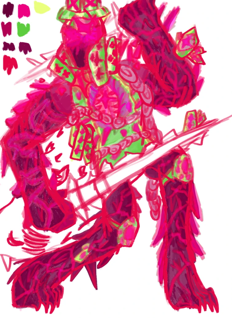 yeah I really suck at using the glow brush, now he's about as eye ...